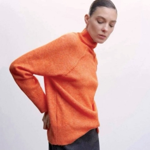 Mango | Sweaters | New Mango Mock Neck Sweater | Poshmark